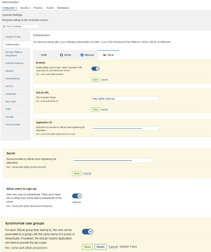 sonarqube与gitlab的账号单点认证与项目集成详解 - WMW